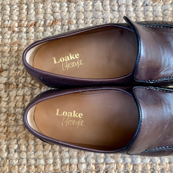 GENTLEMANS LOAKE SHOES - Vintage Men's Loake moccasin… - Gem
