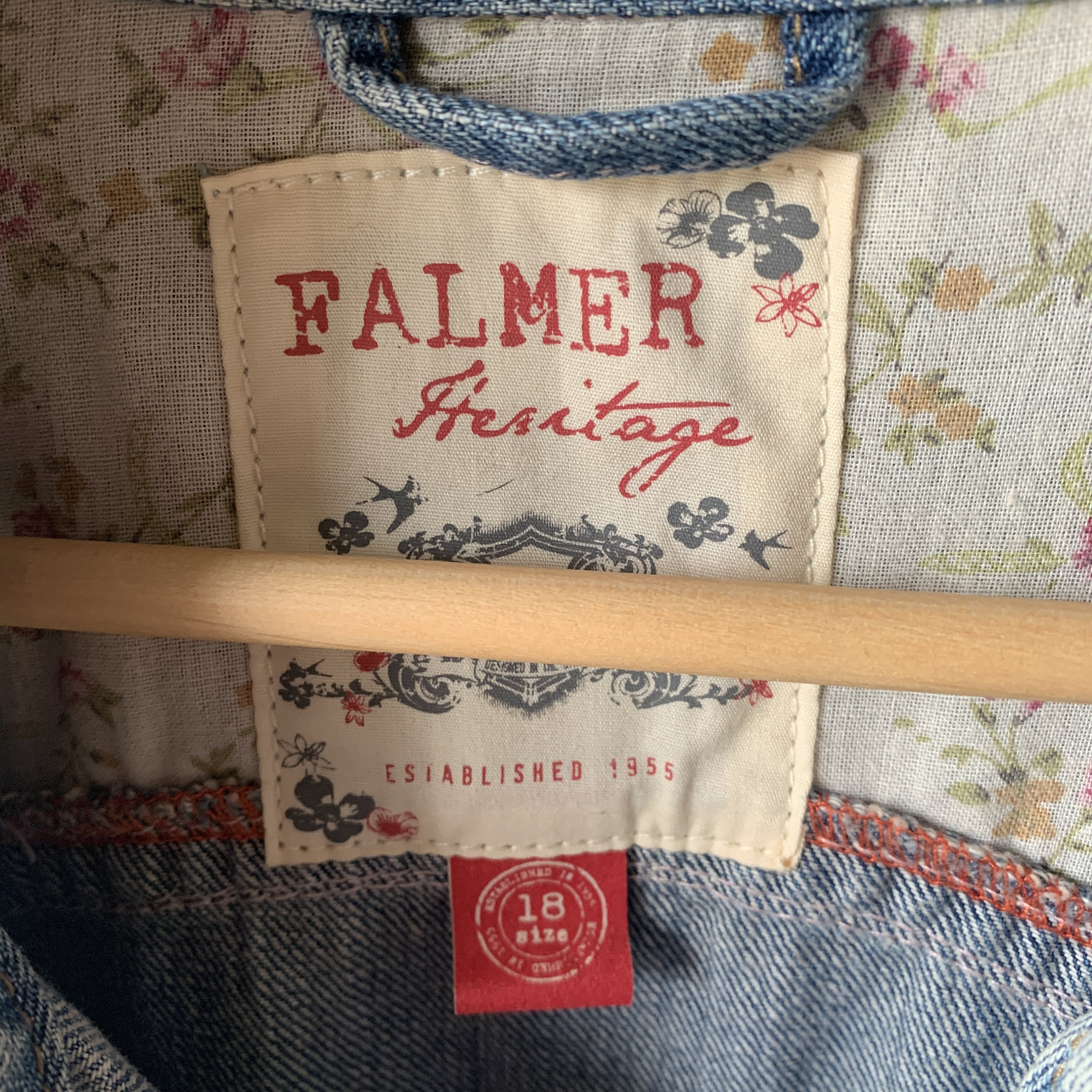 FALMER Ladies Denim Jacket Retro 80s 90s Heritage Size - Etsy