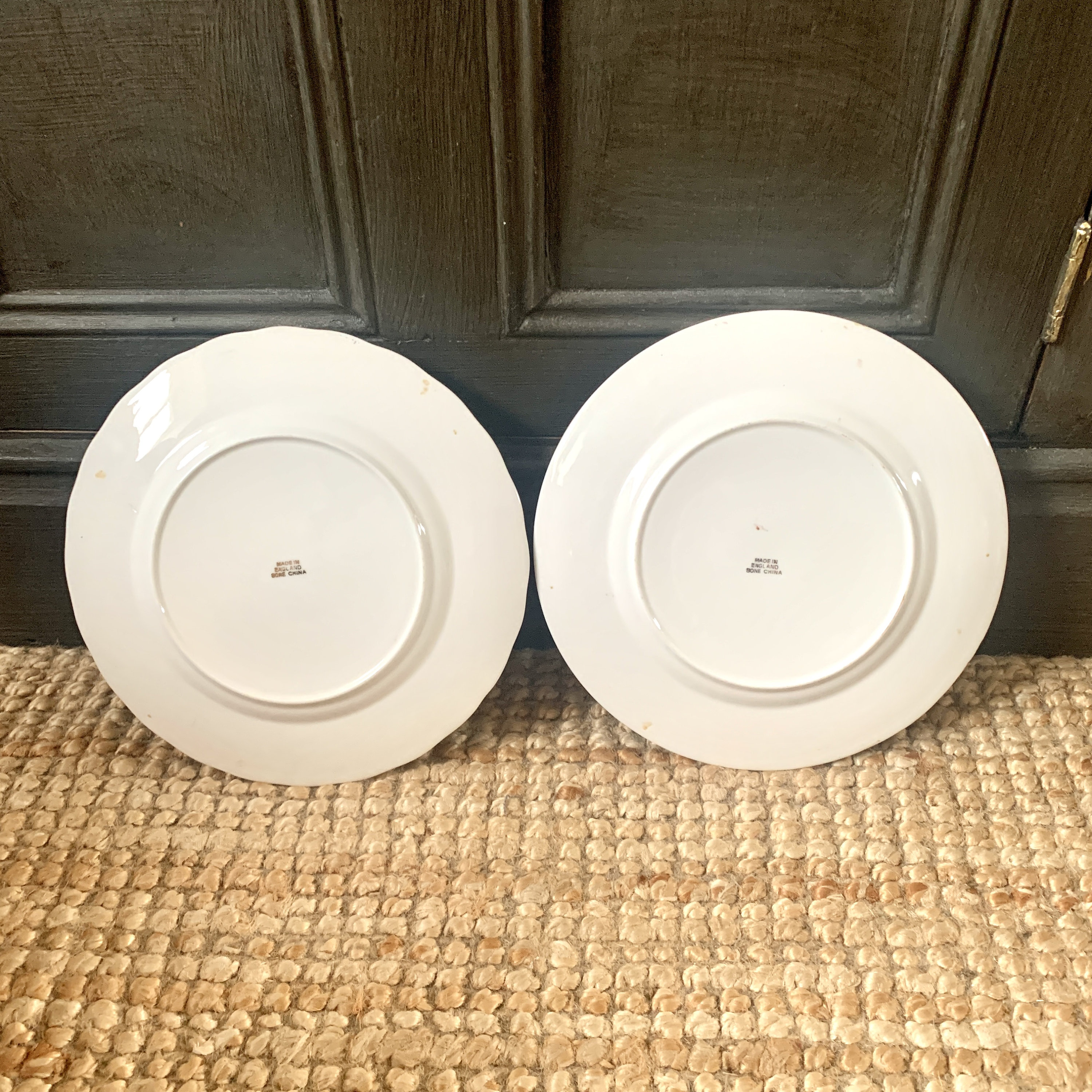 FOX HUNTING PLATES Pair Vintage Plates Featuring English Fox - Etsy