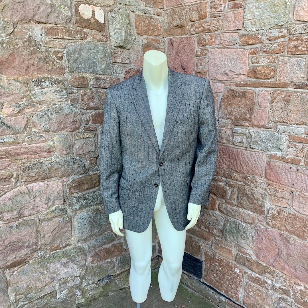 ENGLISH TWEED JACKET / Stunning Classic British Brook Taverner Saxony ...