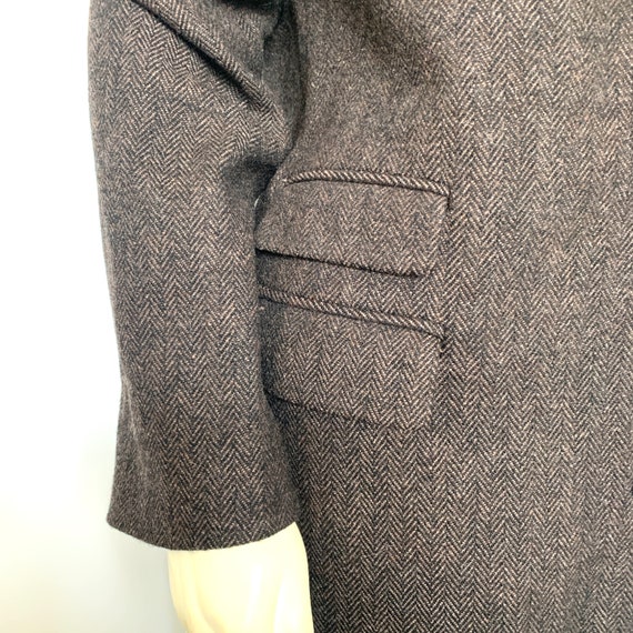 English Tweed Overcoat / A Classic English brown 3 b… - Gem