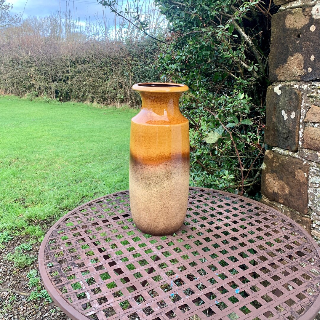 Mid Century Modern West GERMAN Vase - Large Stylish West German Vase ...