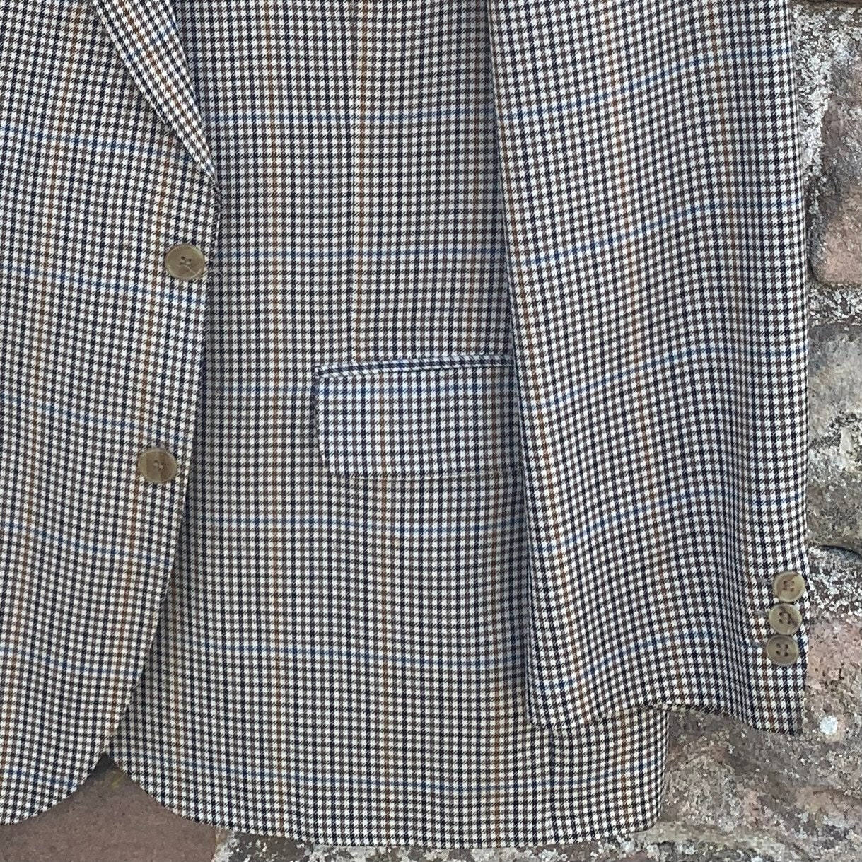 SUPERIOR ENGLISH JACKET / Sartorial Vintage Check Houndstooth Sports ...