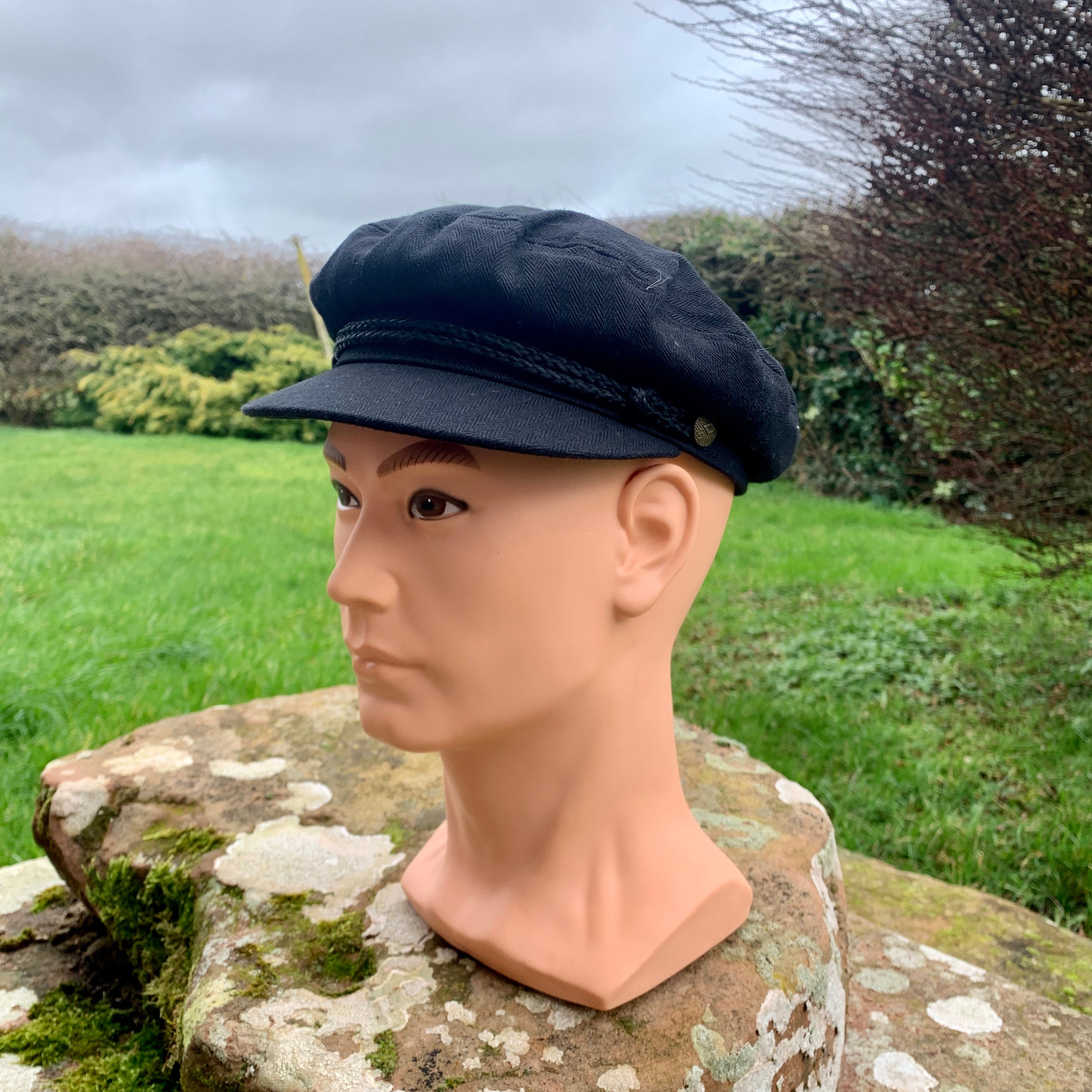 Retro Ladies French Style Breton Mariner Cap Yachting Sailing - Etsy UK