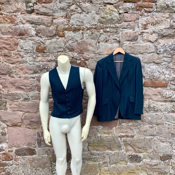 Retro 1960s 1970s Dandy Jacket with matching straight… - Gem