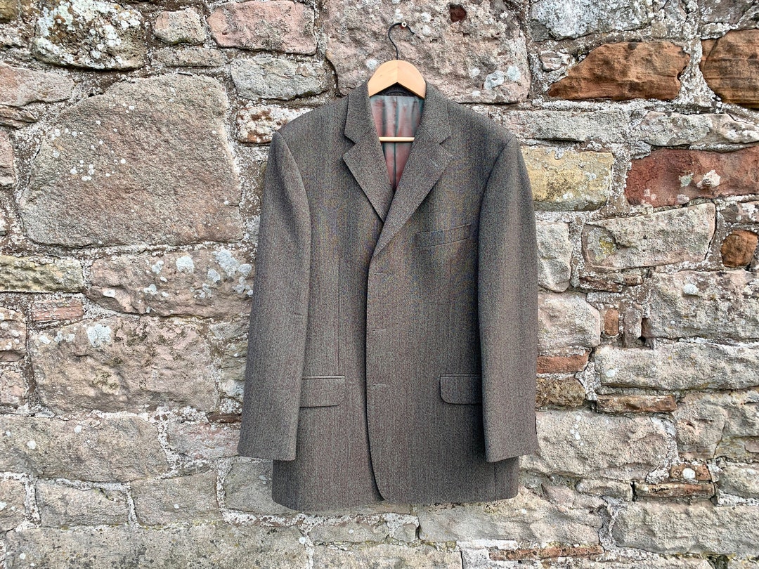 MENS SCOTTISH HACKING Jacket - Vintage Superior Quality 3 Button Fine ...