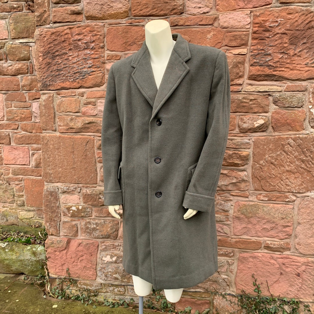 REAL VINTAGE CROMBIE Coat 1950/1960s - Classic Crombie Coat by G A Dunn of Piccadilly Circus ...