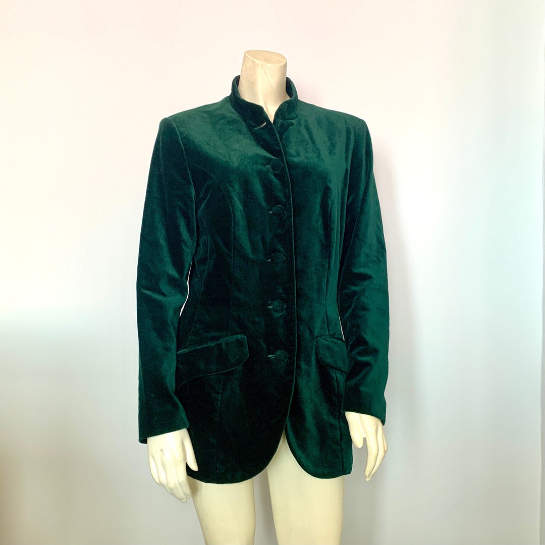 60s STYLE JACKET / Ladies Boho Hippie Velvet Monsoon Jacket - A ...