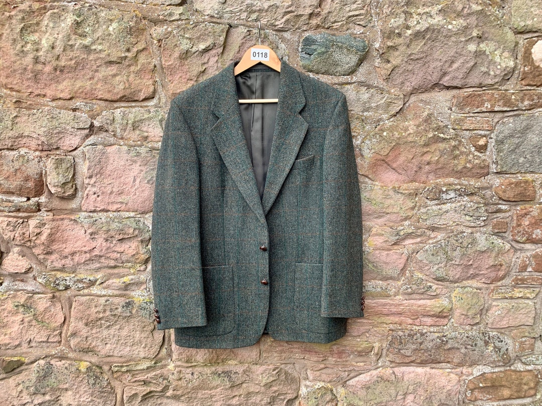 DONEGAL TWEED JACKET - Classic 2 Button Donegal Tweed Hacking or Sports ...