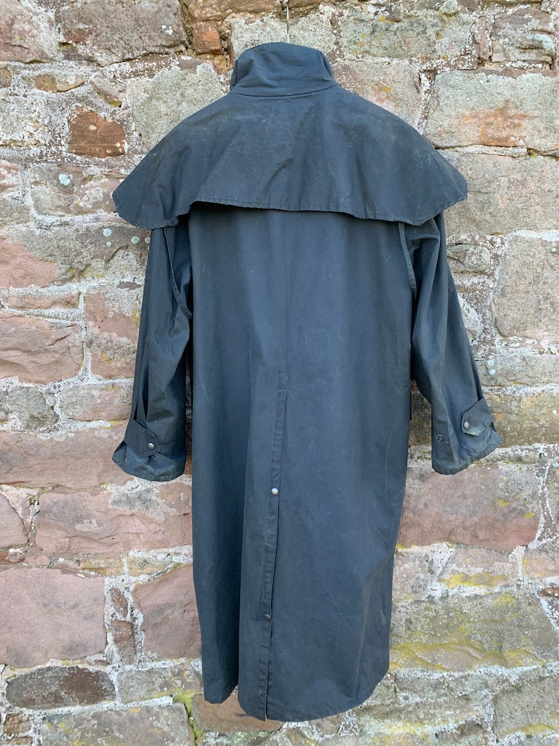 STOCKMAN COAT Vintage Bluey Grey Equestrian Outback Horseback Riding ...