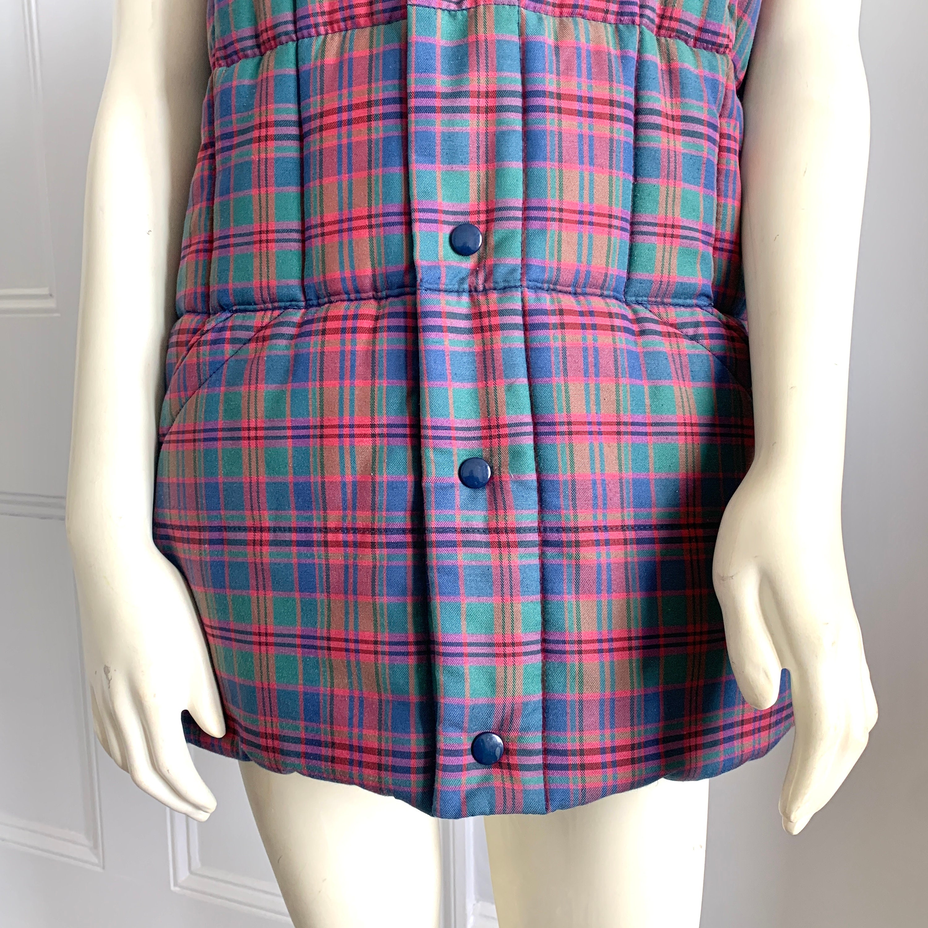 Vintage Original PUFFA GILET Ladies Country Sporting Horse Back Riding ...