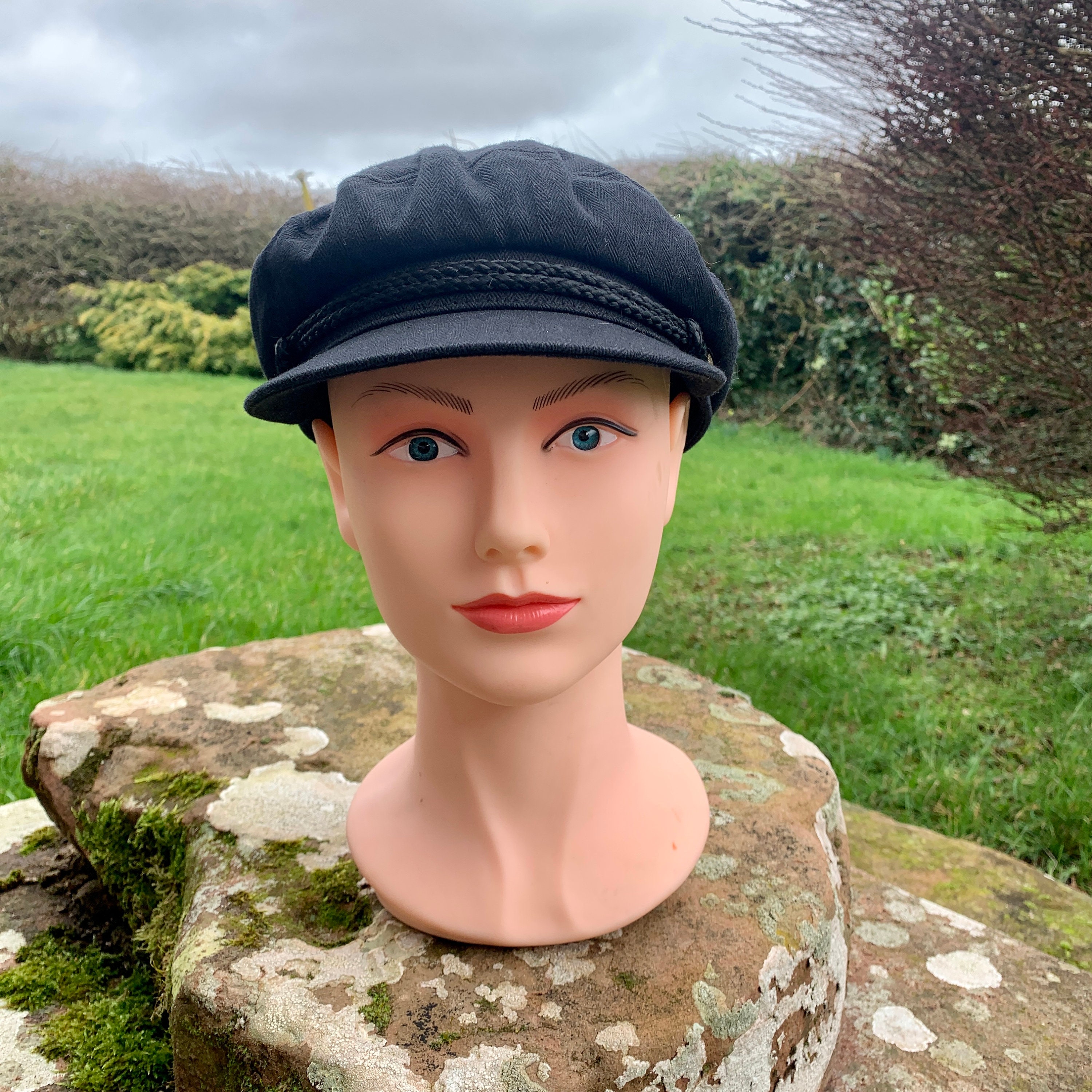 Retro Ladies French Style Breton Mariner Cap Yachting Sailing - Etsy UK