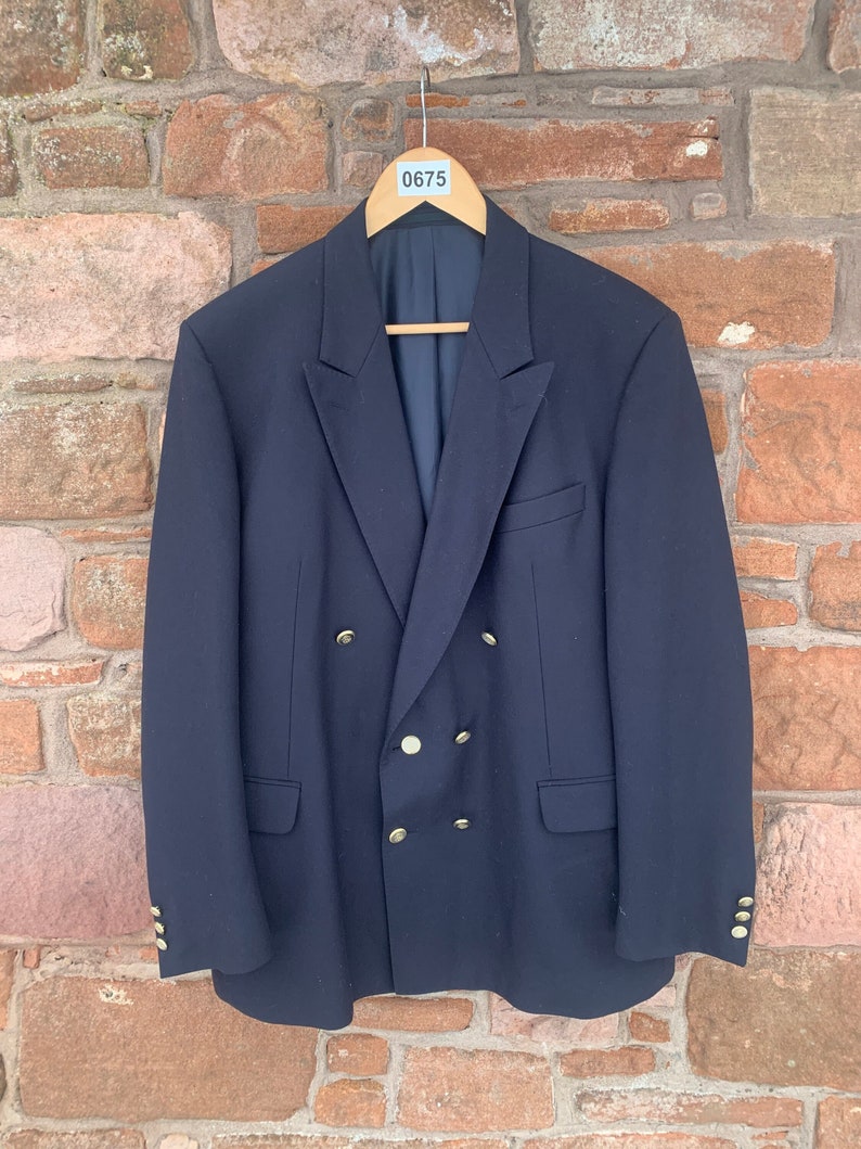 SARTORIAL BLAZER by Superior Maker ODERMARK Vintage Pure New Wool Six ...