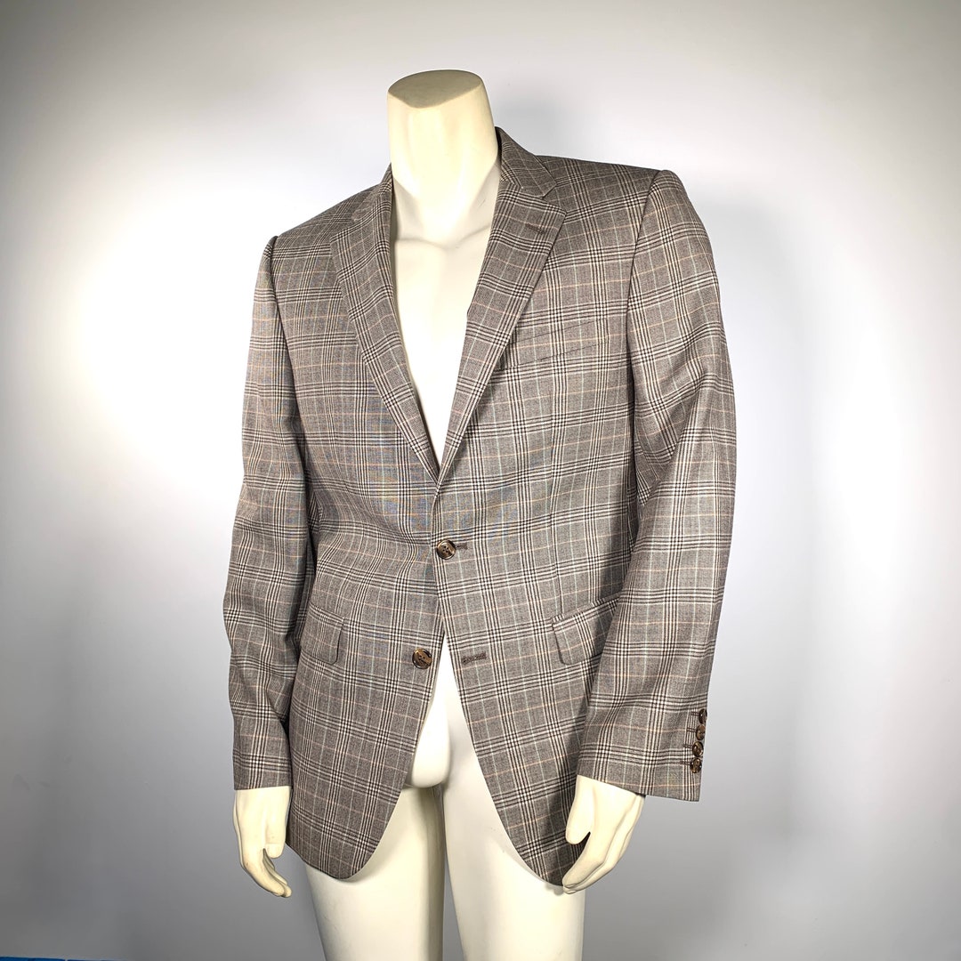 BARBOUR SPORTS Jacket - Rare Vintage English 2 Button Pure New Wool ...