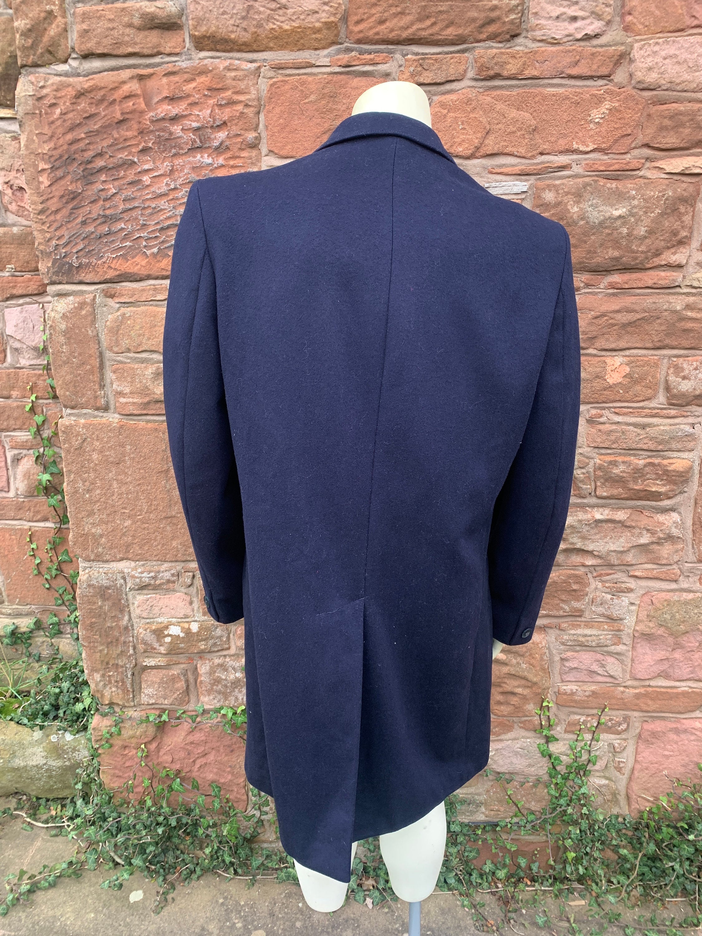 CROMBIE STYLE OVERCOAT Vintage Crombie Style Mens Overcoat Circa 1970s ...