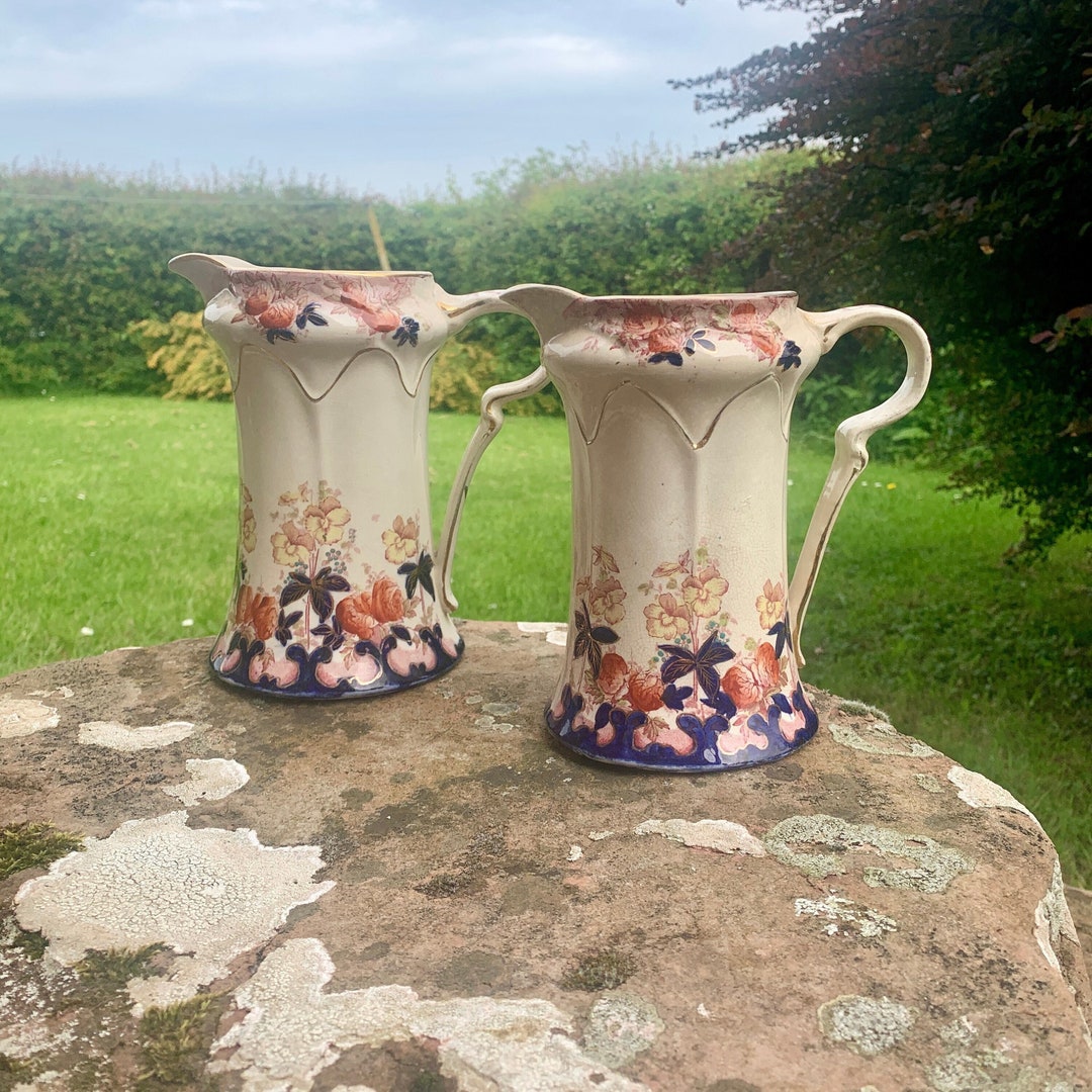 ANTIQUE ENGLISH Pitchers - Classic Antique Jugs or Pitchers by CWS ...