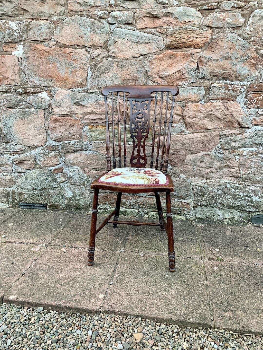 ANTIQUE IRISH CHAIR - Antique Irish Country Farmhouse Turned Bobbin ...