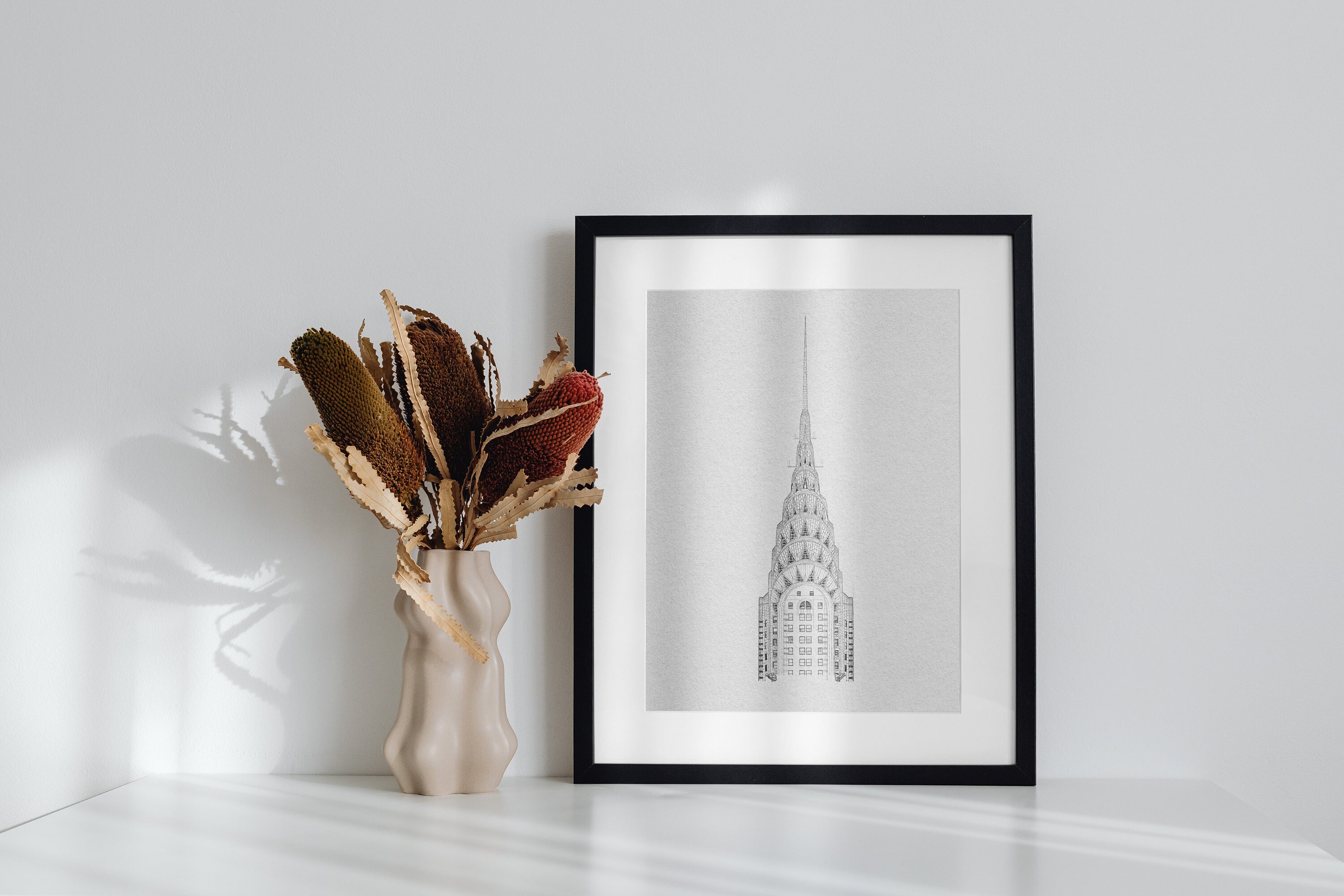 A4 Chrysler Building Digital Print - Etsy
