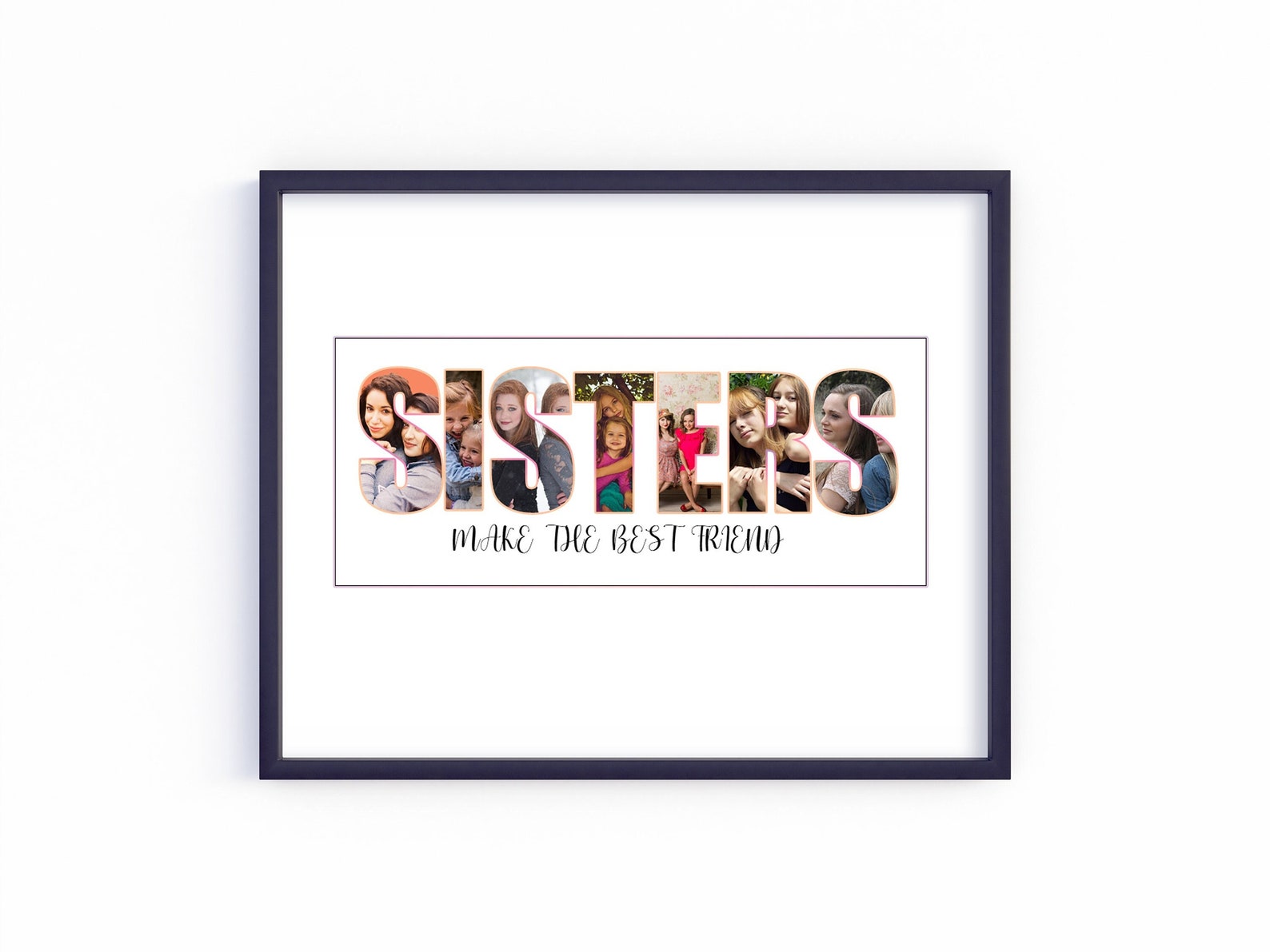 Personalized Sisters Photo Collage Sister Photo Gift Gifts For Sister personalized-sisters-photo-collage-sister-photo-gift-gifts-for-sister