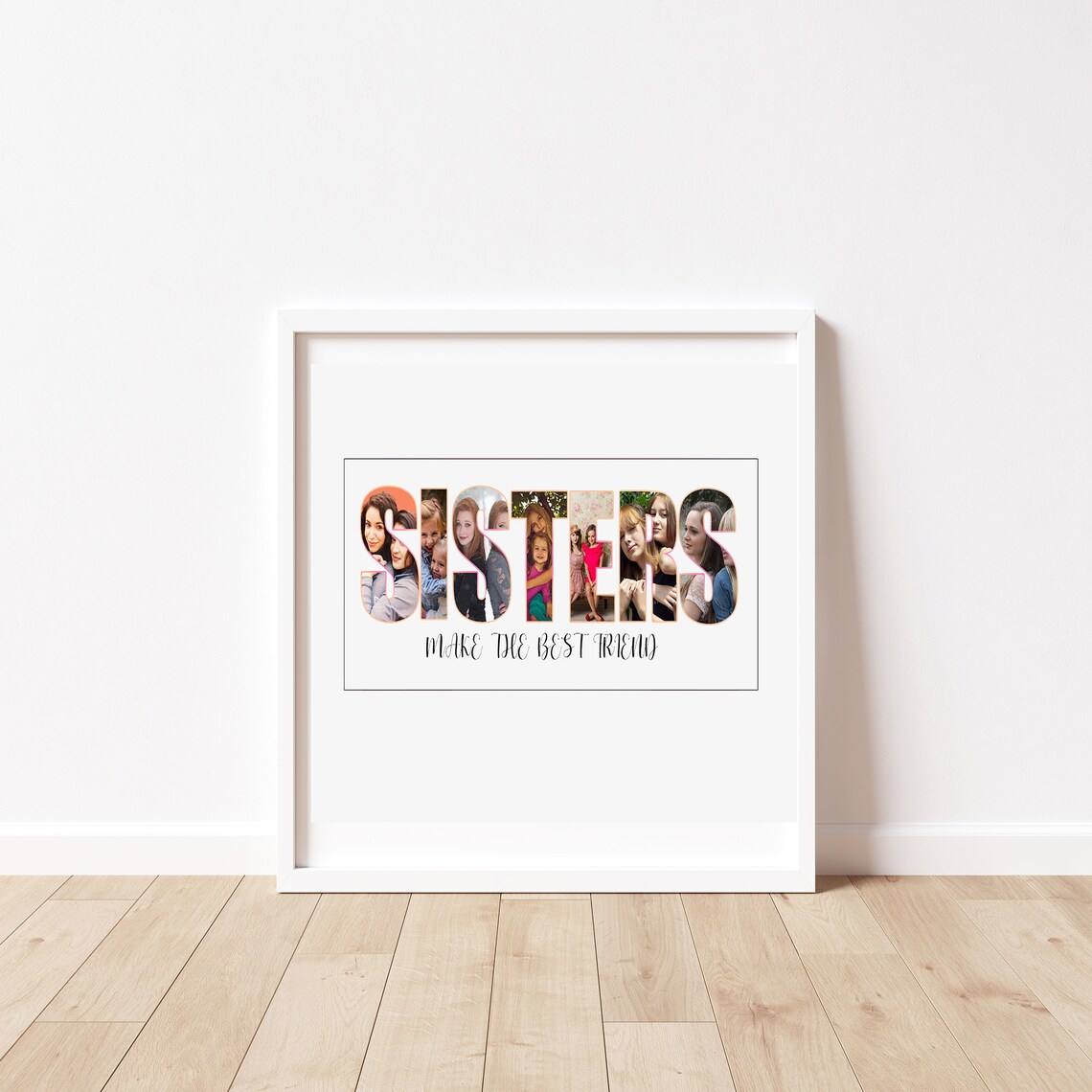 Personalized Sisters Photo Collage Sister Photo Gift Gifts - Etsy