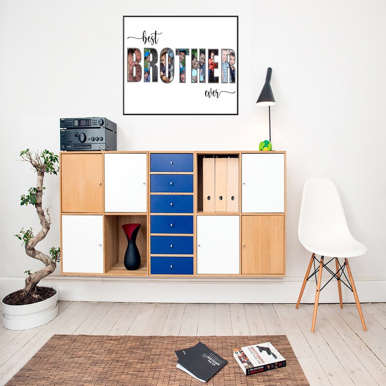 Personalized Brother Photo Collage Brother Photo Gift Gifts - Etsy