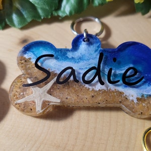 Custom, Beach, Pet , Dog, ID Tag - Etsy