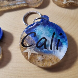 Custom, Beach, Pet , Dog, ID Tag - Etsy