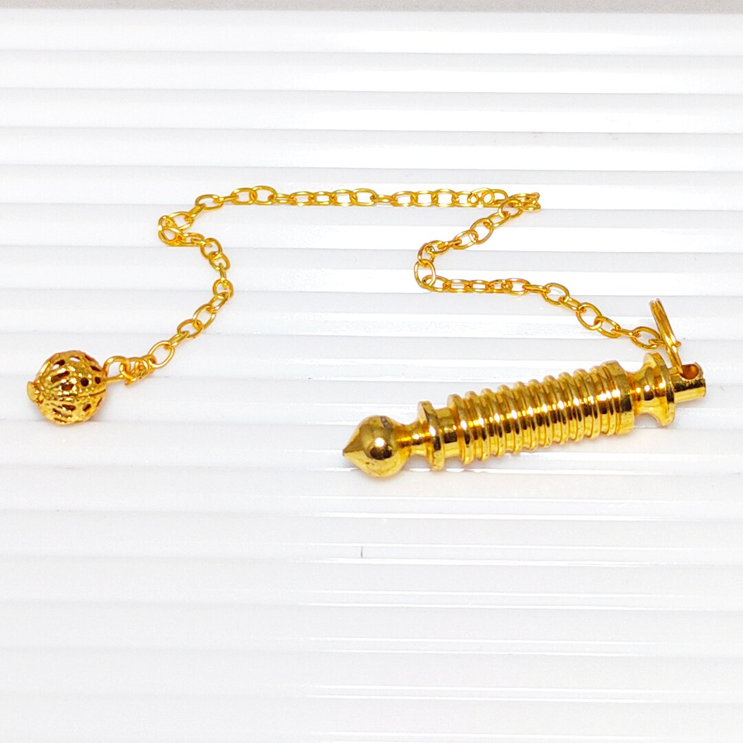 Brass & Copper Dowsing Pendulum: Divination, Reiki, and Balancing - Etsy