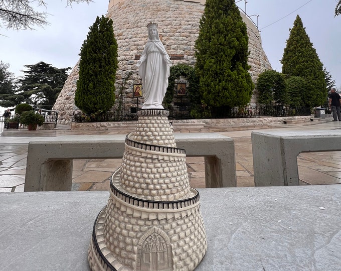 The Shrine of Our Lady of Lebanon Harissa Statue Virgin Mary Statue Our ...