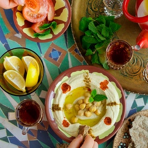 X10 Lebanese Mezze Plates Mediterranean Mezze Melamine Bowls Lebanese ...