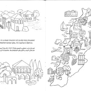 Lebanon Coloring Book for Kids Shop for a Cause Lebanese NGO Learn ...