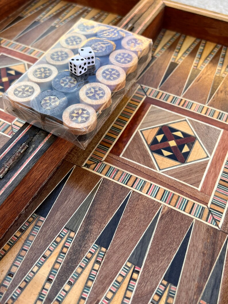 Travel-size Wooden Backgammon Chess Board Set Personalised - Etsy