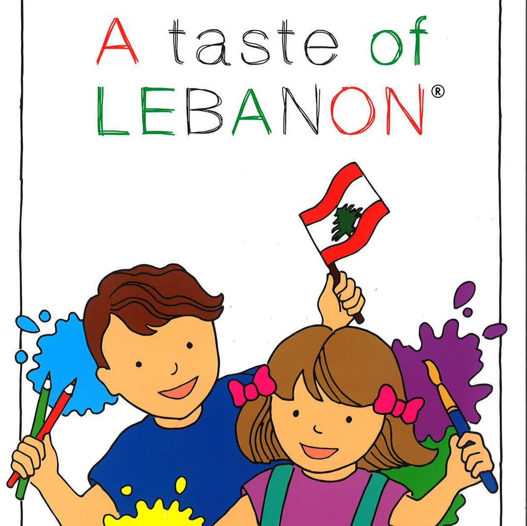 Lebanon Coloring Book for Kids Shop for a Cause Lebanese - Etsy