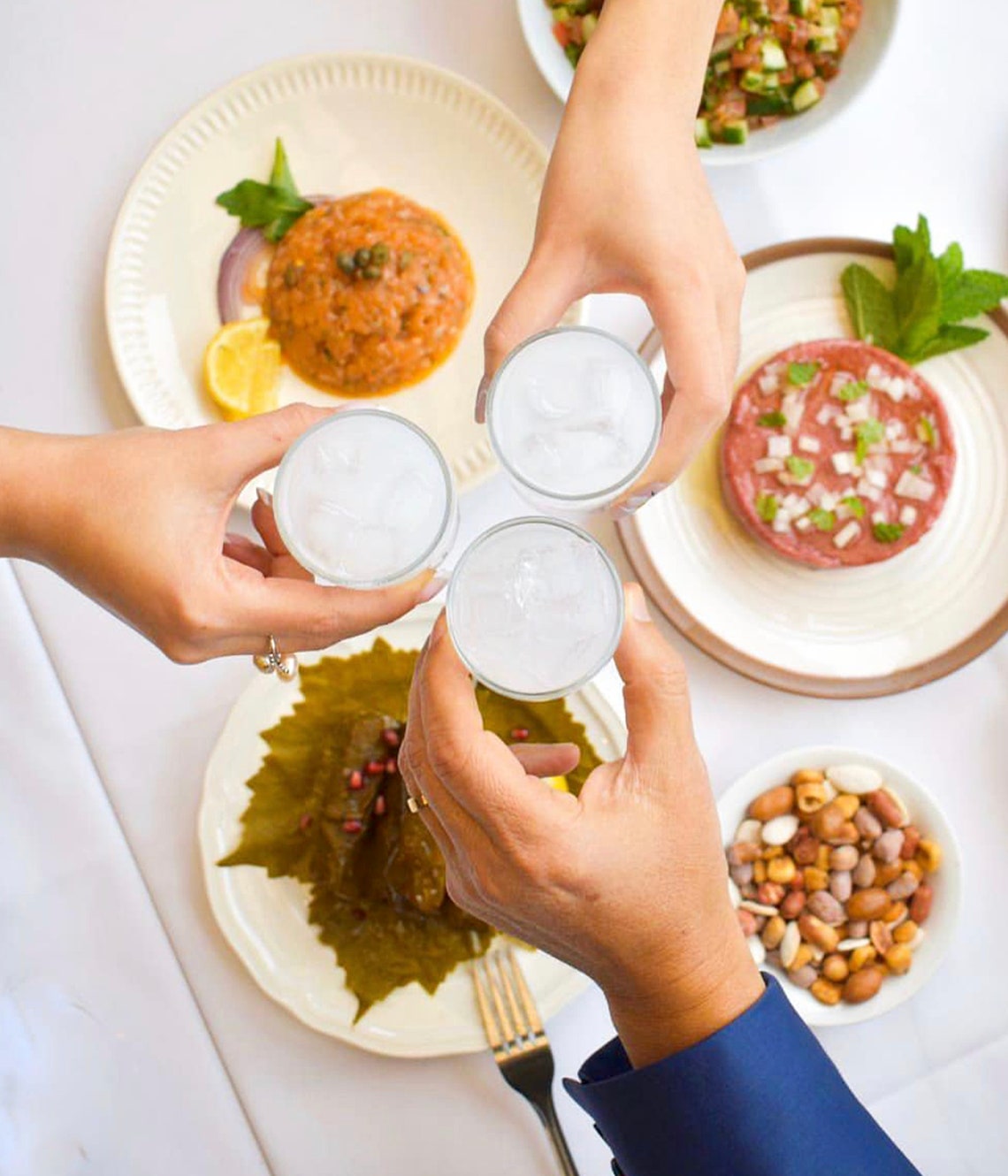 Set of 6 Arak Glass Cups Lebanese Traditional Arak Drinking - Etsy Canada