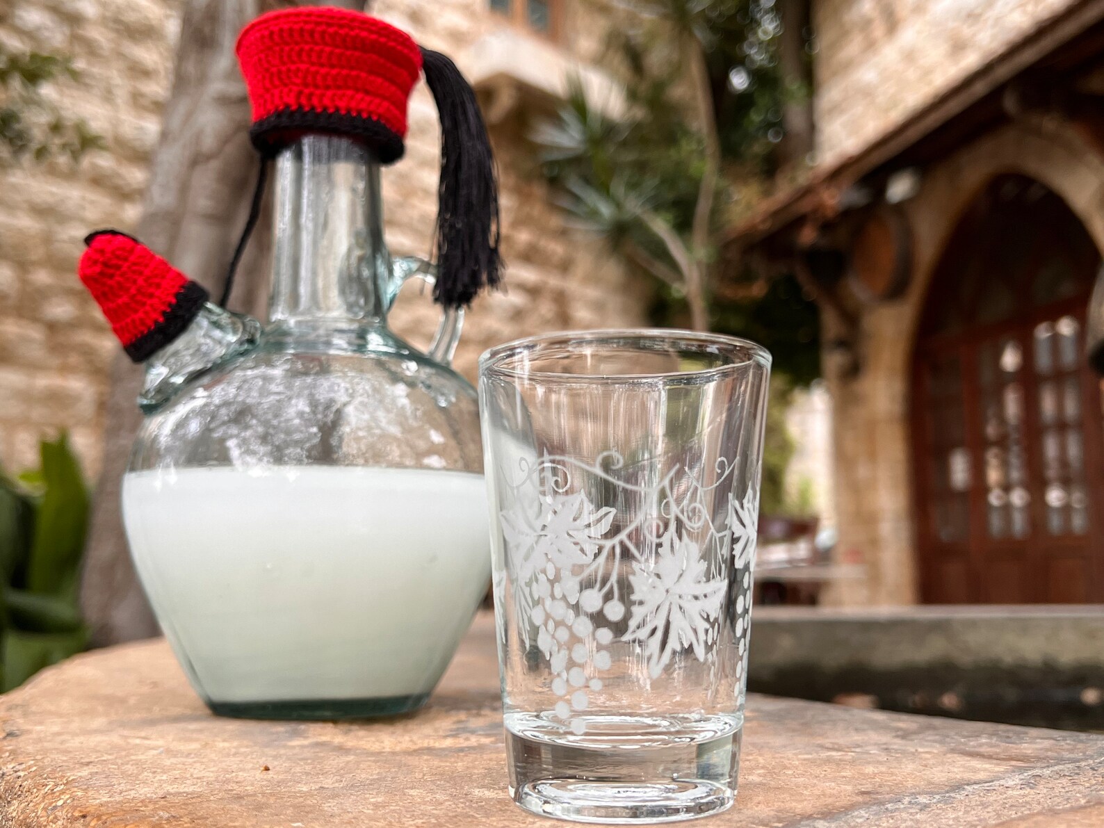 Set of 6 Arak Glass Cups Lebanese Traditional Arak Drinking - Etsy Canada