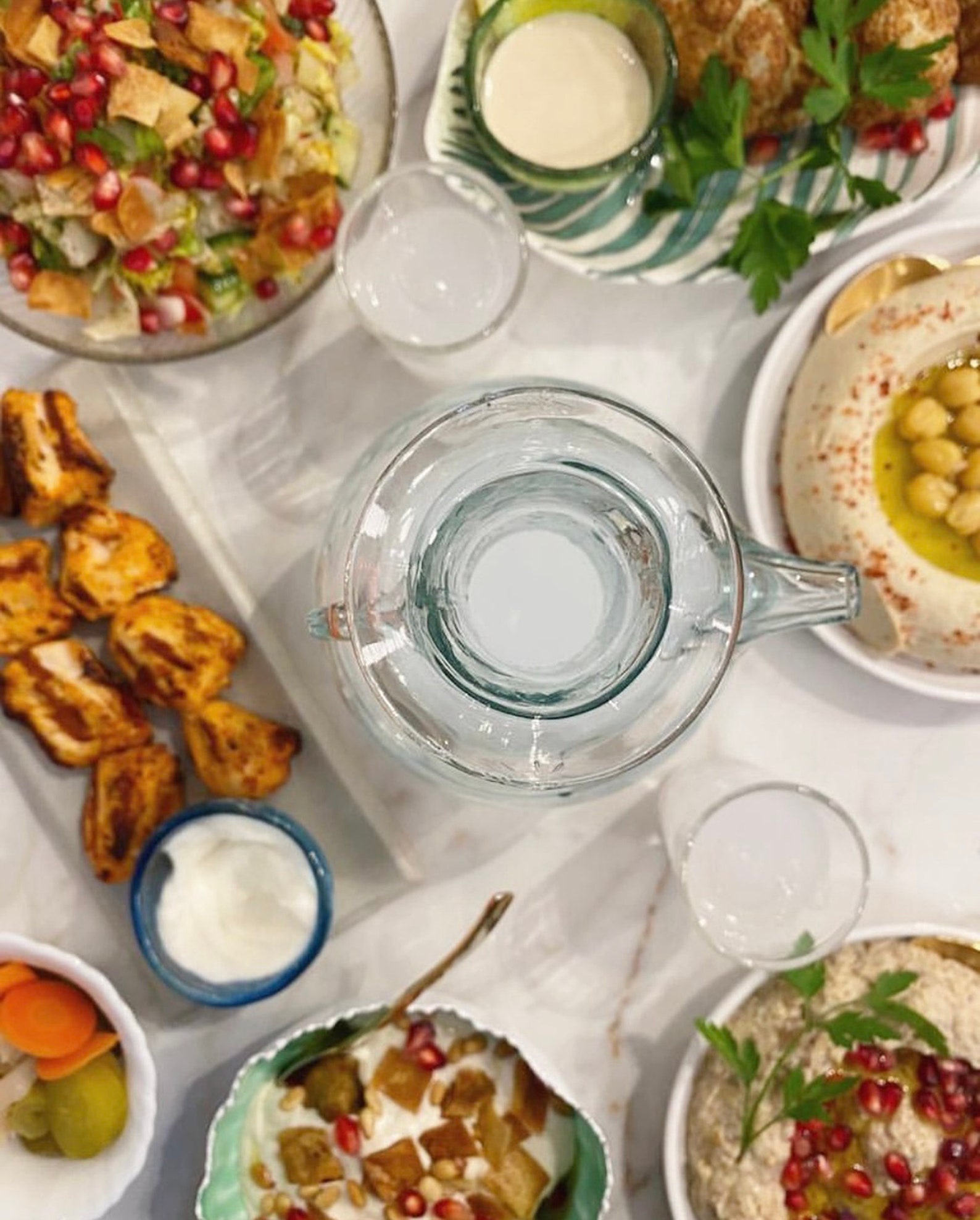 Set of 6 Arak Glass Cups Lebanese Traditional Arak Drinking - Etsy