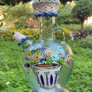 Handpainted Lebanese Water Jug Lebanese Coffee Cup Design Shaffe Cup ...