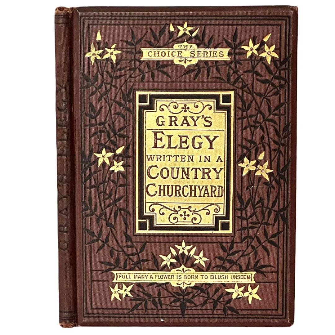 An Elegy Written in a Country Churchyard by Thomas Gray. - Etsy