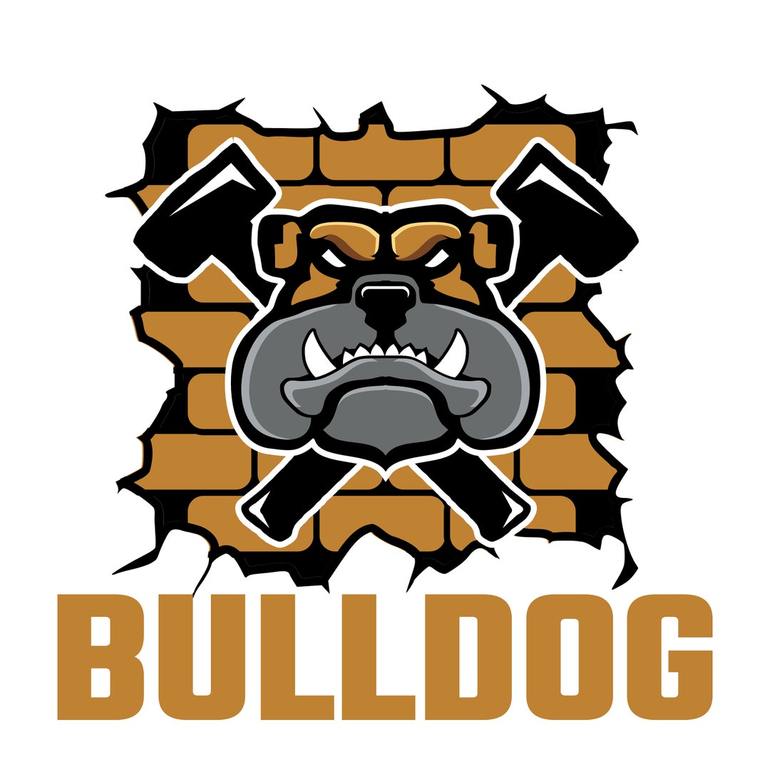 Bulldog Logo Design Illustration - Etsy