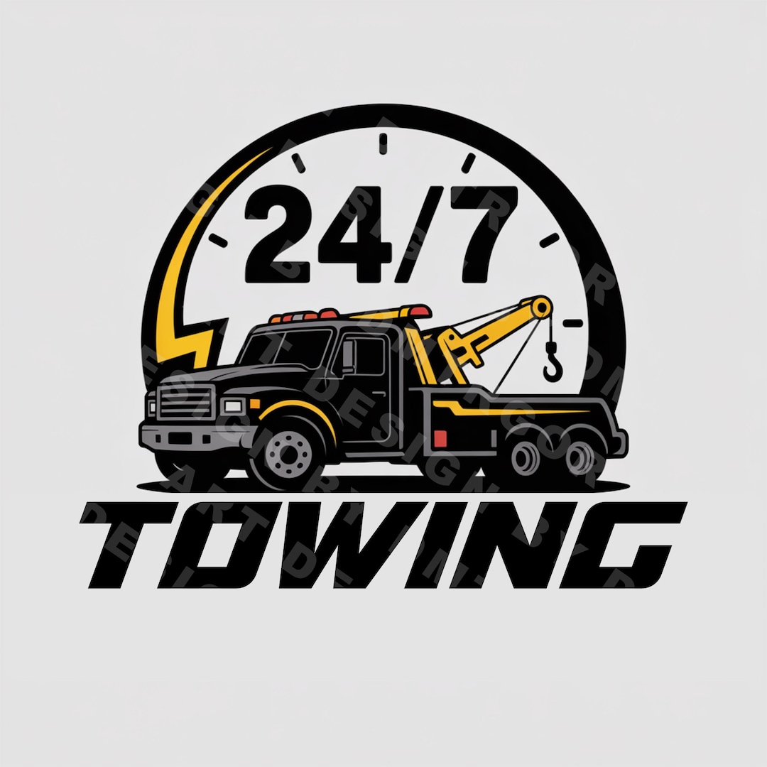 Towing Truck, Logo, Towing, Design, Template, Poster, Chain , Tow Truck ...