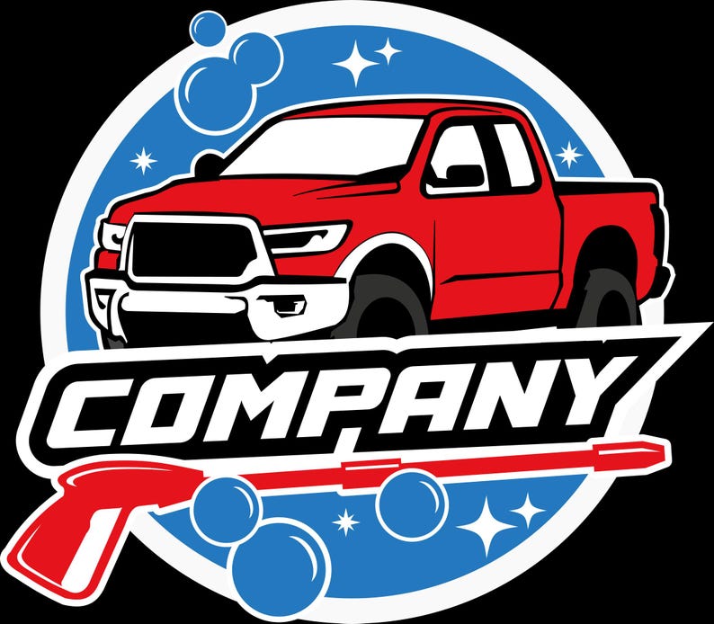 Car Wash,car Power Washing,pressure Car Washing Logo,car Cleaning Logo ...