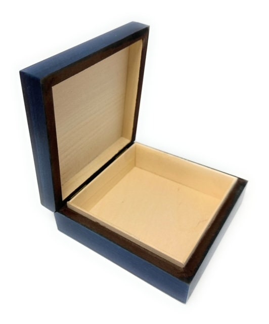 Polish Handmade Mandala Square Blue Box - Etsy