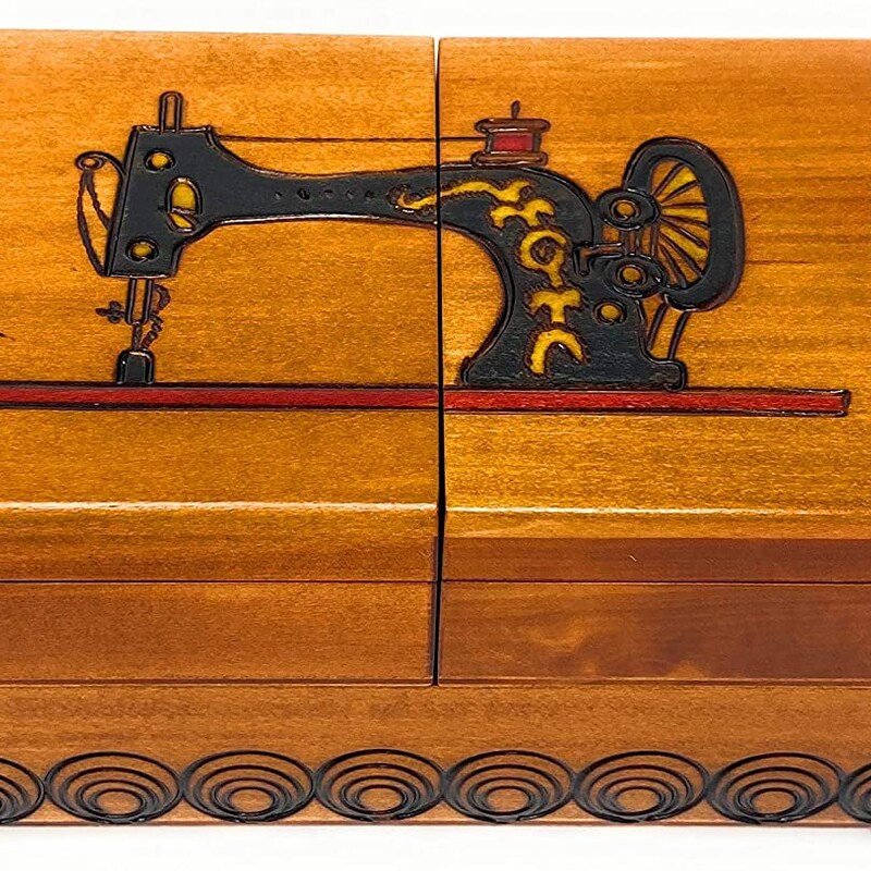 Wood Sewing Box - Etsy