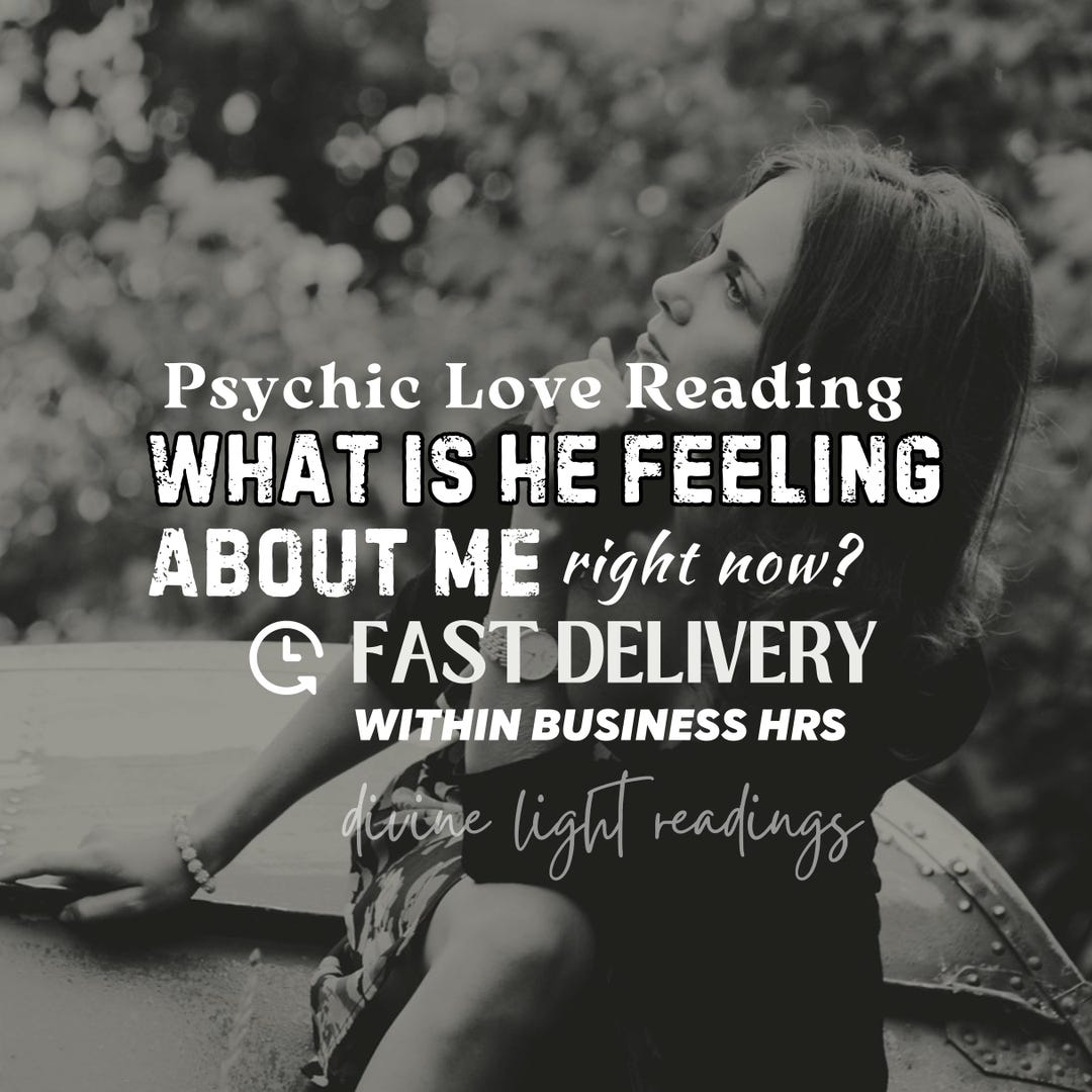 What is He Feeling Right Now About Me? Psychic Love Tarot Reading - Etsy
