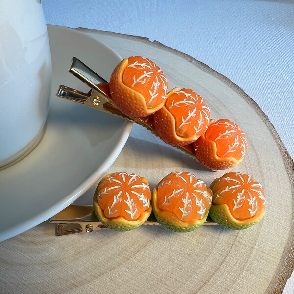 Fruit Hair Clips - Etsy