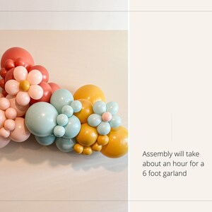 Groovy Balloon Arch, Retro Balloon Garland, Boho Birthday Party ...