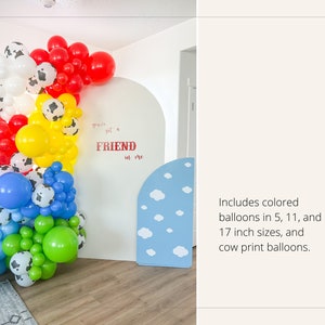 Toy Story Balloon Garland, Jessie Toy Story Balloons, Birthday Party ...