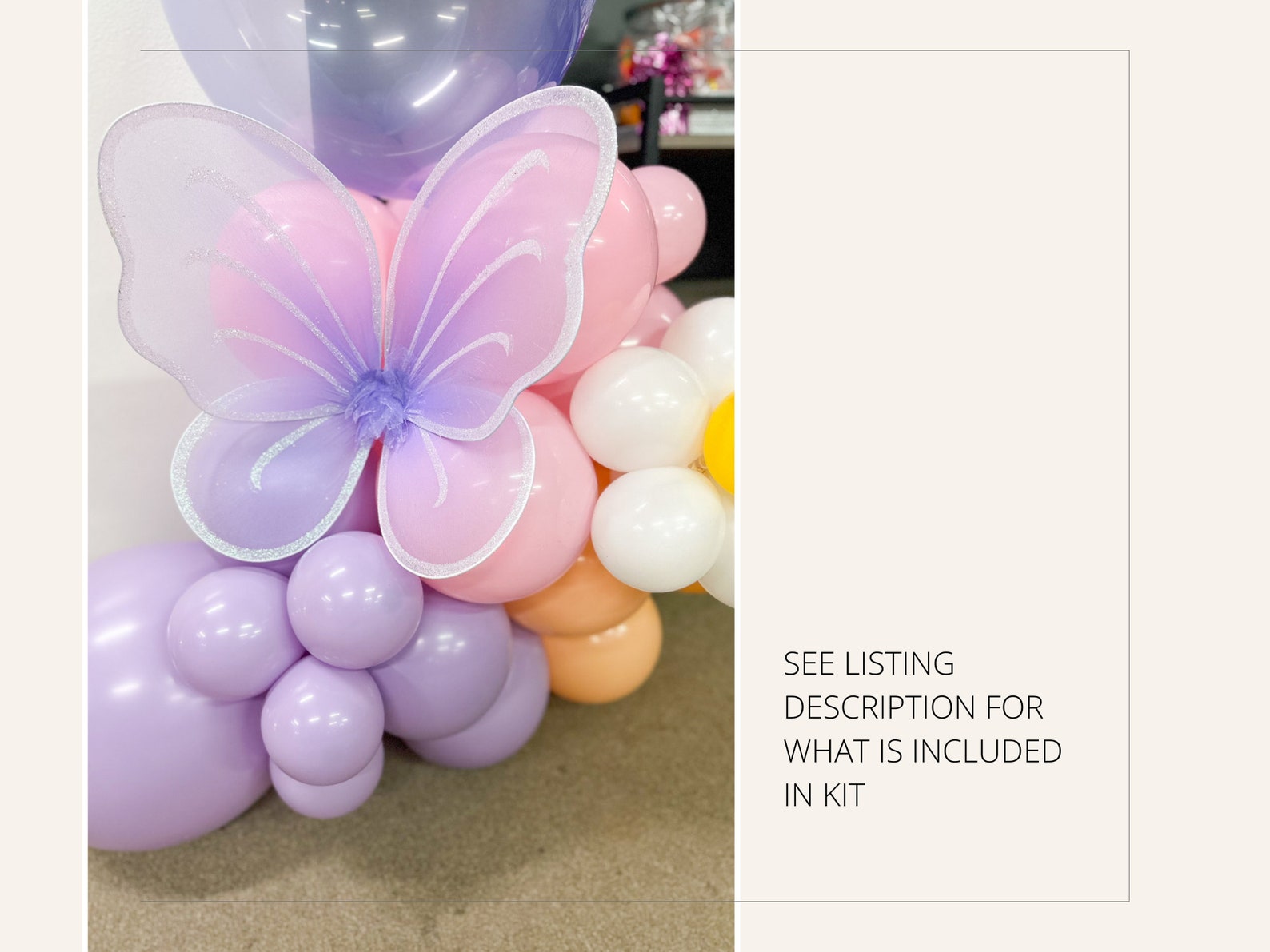 Fairy First Birthday Balloons, Woodland Fairy Balloon Arch, Butterfly ...