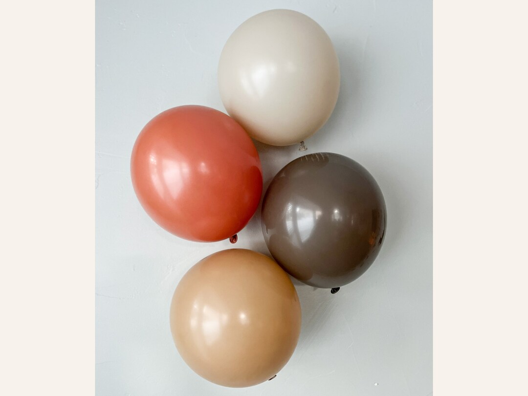 Rustic Fall Balloon Garland Kit, Rust Orange Balloon Arch, Warm Neutral ...