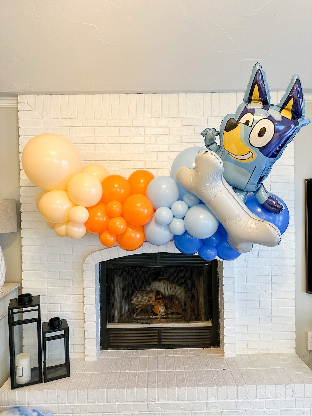 Bluey Birthday Party Decorations, Balloon Garland Backdrop, Balloon ...
